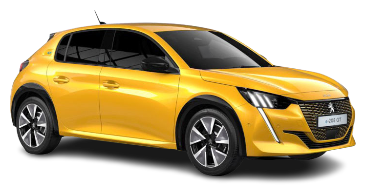Peugeot e-208 GT as a car subscription | Carvolution.ch